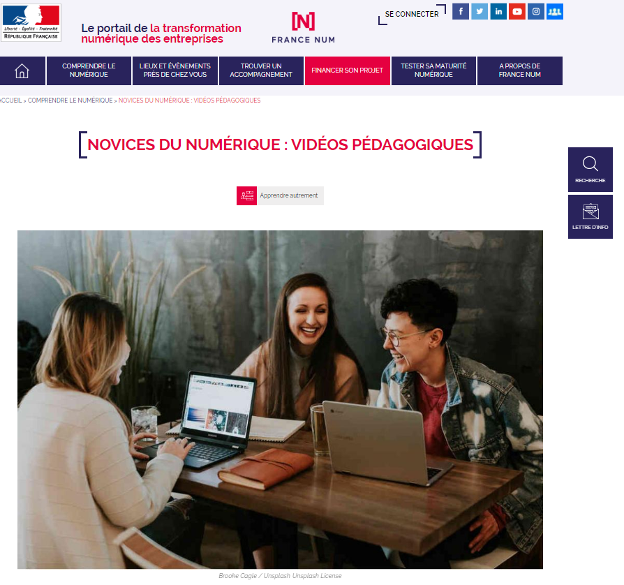 France Numérique publie nos vidéos sur l’illettrisme numérique | Grain's